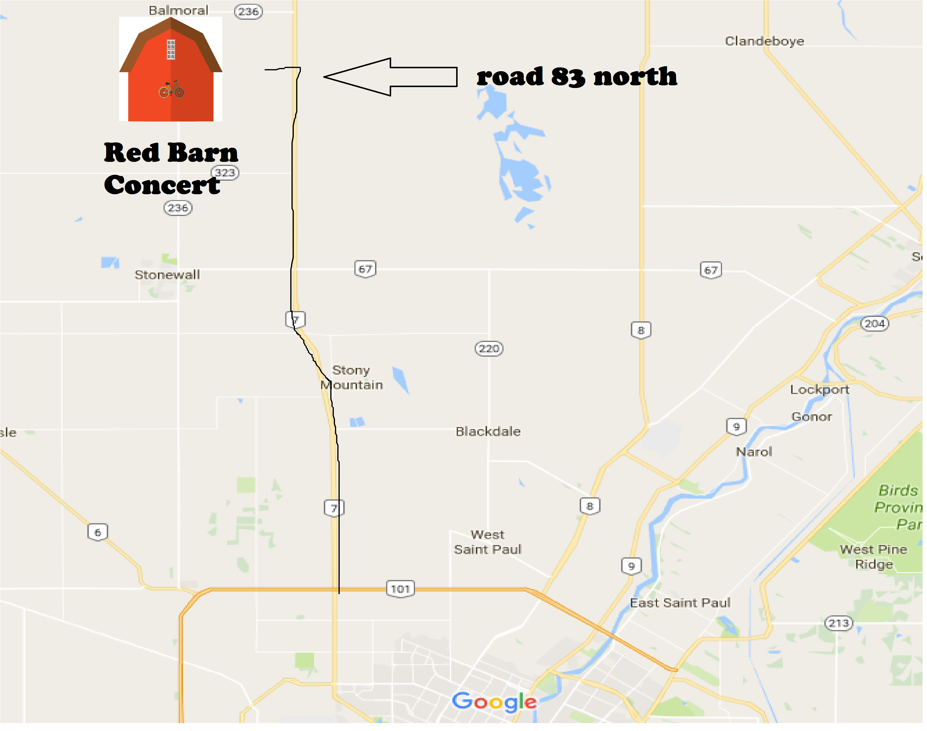 red barn directions – RED BARN CONCERT
